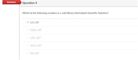 Solved Which Of The Following Numbers Is A Valid Binary