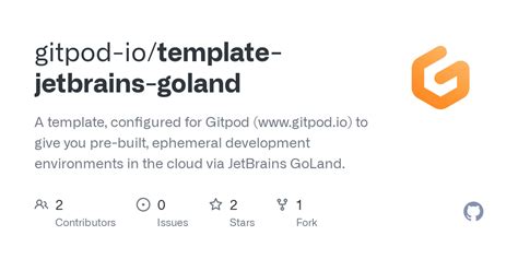 github gitpod io template jetbrains goland a template configured