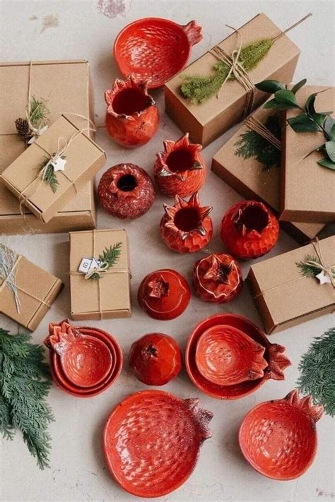 Christmas Decorated Pottery Crafts