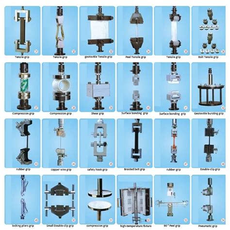 10KN UTM Clamp Tensile Tester Grips And Compression Tester Fixture 130mm