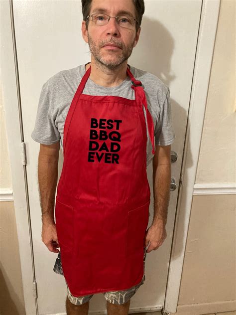 Apron T For Dad Cooking Apron Bbq Apron T Best Bbq Dad Etsy