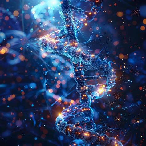 3d Animation Of Dna Conceptual Design Of Genetic Information For
