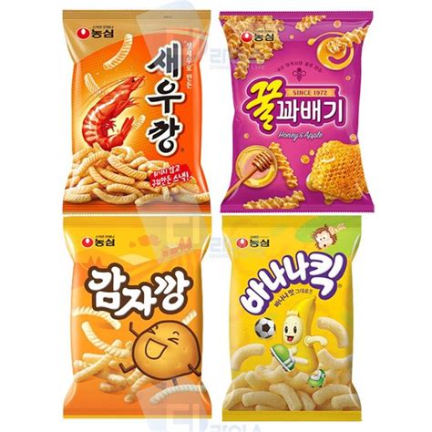 [농심] 스낵기획팩 255g 8개 32봉 새우깡 감자깡 바나나 홈플러스 택배배송