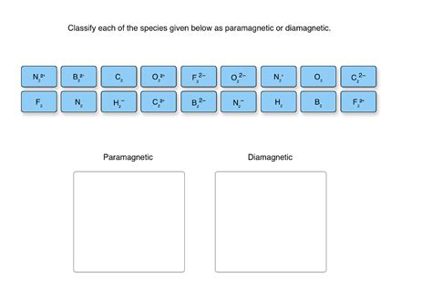 solved classify each of the species given below as