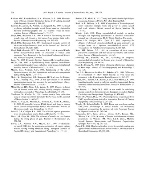 An Emg Driven Musculoskeletalmodeltoe Pdf
