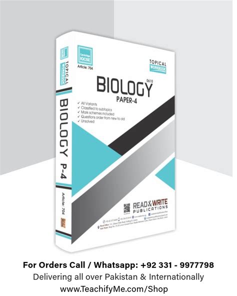 Cambridge Igcse Biology 0610 Past Paper Questions And