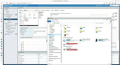 combine existing vm located across two datastores into one