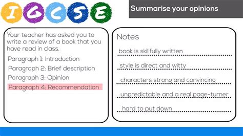 Igcse Writing Exercise 6 Pptx