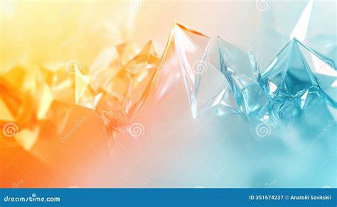 Colorful Abstract 3d Shapes Create Dynamic Visual Patterns With Layers Of Light And Shadow In A