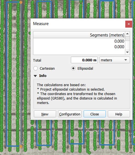 Measurements QGIS Measure Tool Reporting Distances Of Only M Geographic Information