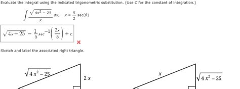 Solved Evaluate The Integral Using The Indicated