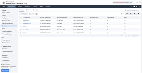 How To Connect Scep Ca To Manage Engine Mdm Plus