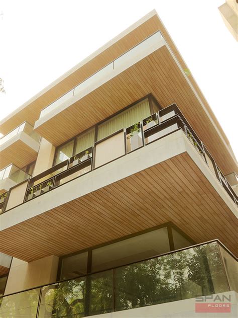 Vulcan And Sand Cladding Span Floors