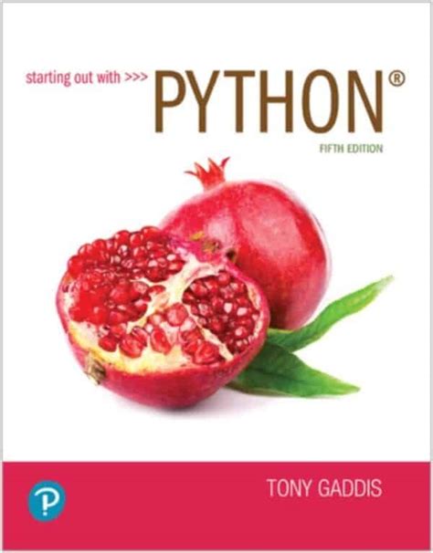 Starting Out With Python Th Edition EBook