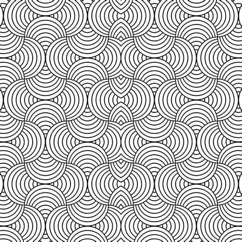 Premium Vector Abstract Seamless Pattern Of Interlocking Circles For Background