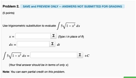 solved problem 2 save and preview only answers not