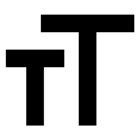 Text Size Vector Svg Icon Svg Repo