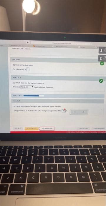B What Is The Class Width The Class Width Is Part Chegg Com