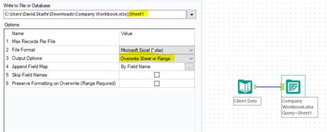 solved importing and replacing specific sheet in an excel alteryx