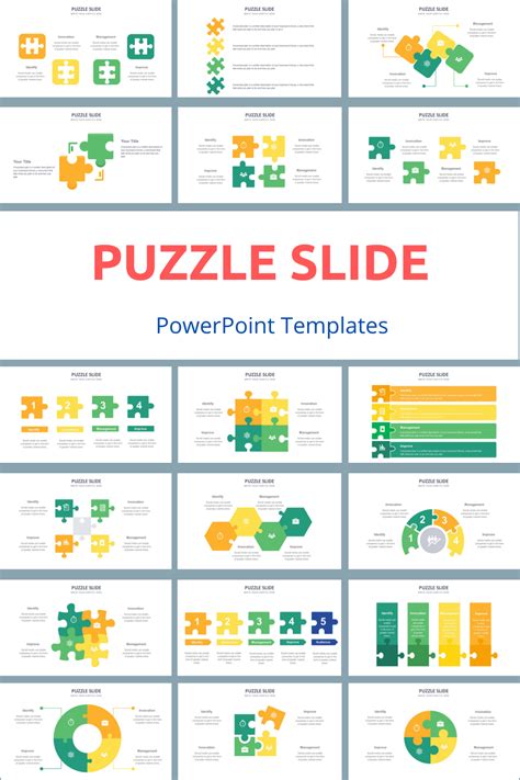 Puzzle PowerPoint Slide Templates Creative Design Business Presentation Templates In