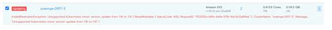 Error Seen In The EKS Cluster In Rancher When The K S Version Of Cluster Is Upgraded In The EKS