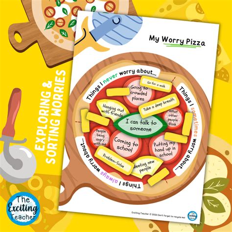 ‘my Worry Pizza Sorting Worries And Exploring Coping Skills