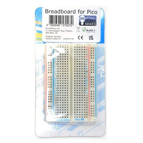 breadboard for pico the pi hut