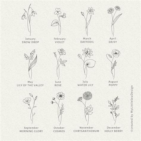 Belia Steunebrink Birth Month Flowers Tattoo May Lily Of The
