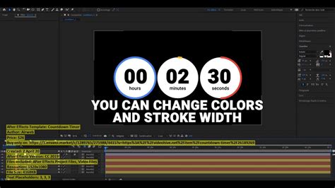 After Effects Countdown Timer Template
