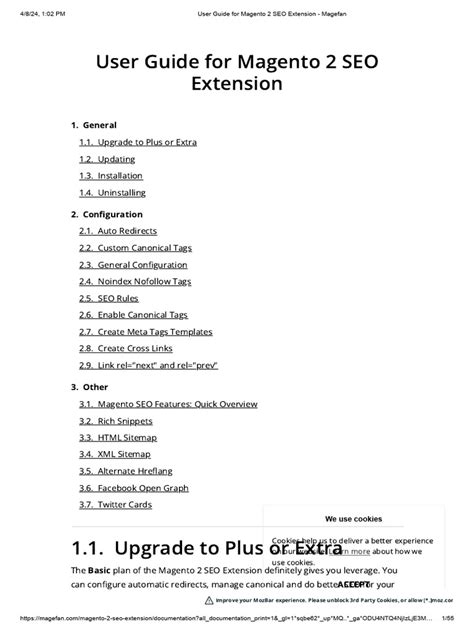 User Guide For Magento 2 Seo Extension Magefan Pdf Search Engine