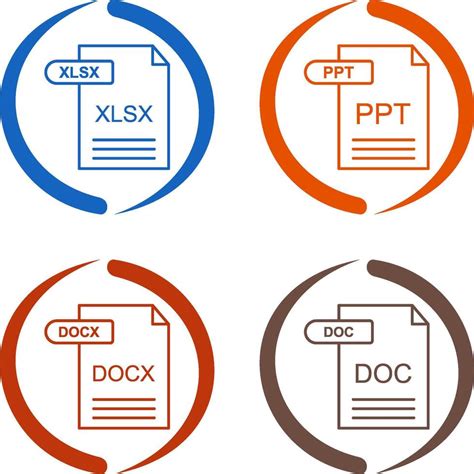XLSX And PPT Icon 44706010 Vector Art At Vecteezy