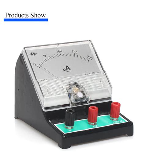 J0415 Dc Microammeter 200ua Physical Experiment Teaching Meter Analog Dc Voltmeter Ammeter Buy