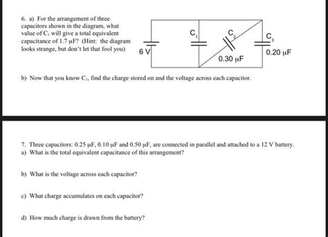 Solved Series And Parallel Capacitors Practice Problems