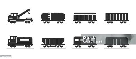 마차와 기관차 아이콘 기차 수리 기차 및 철도화물 자동차 스토리지 탱크에 대한 스톡 벡터 아트 및 기타 이미지 스토리지 탱크 아이콘 연료 탱크 Istock