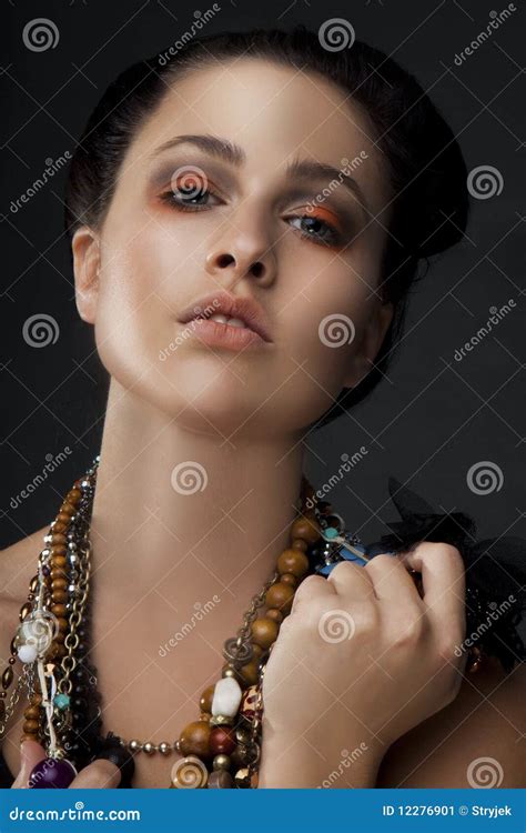 Fashionable Woman Stock Image Image Of Hair Elegance