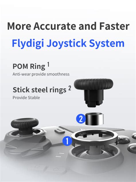 Wireless Controller คอนโทรลเลอร์ไร้สาย Flydigi Vader 3 Pro Black