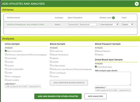 searching for an athlete in next gen testing order adams help center