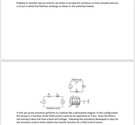 Solved Problem Another Way To Control A Dc Motor Is To Chegg