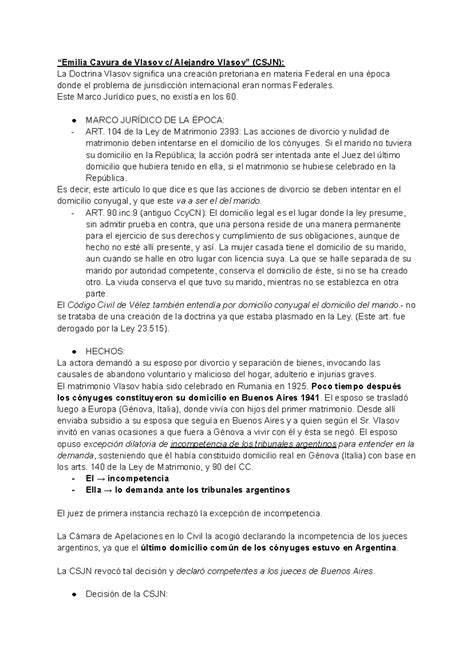 Fallos Dirp Análisis Jurisprudencial De La Csjn En El Caso Vlasov