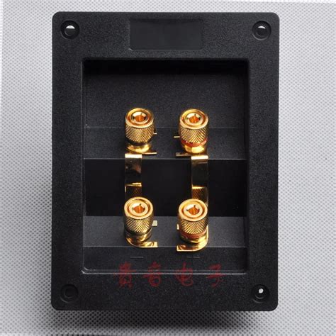 Speaker Terminal Box Copper Terminal Diy Accessories Amplifier Audio