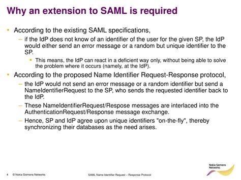 Ppt Saml Name Identifier Request Response Protocol Powerpoint Presentation Id3211498