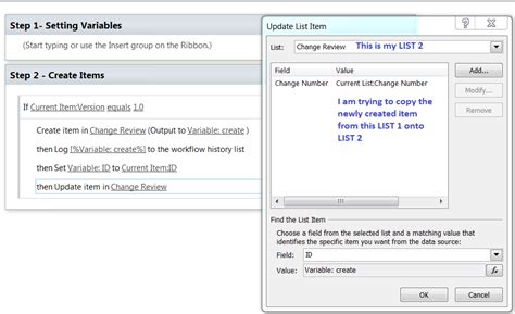 Sharepoint 2013 Unable To Update Newly Created Item In A Different