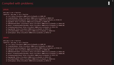 Map Is Not A Function 에러 해결
