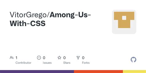 GitHub VitorGrego Among Us With CSS