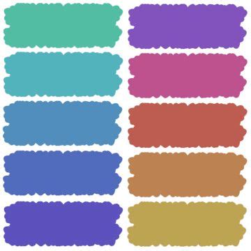 Colorful Text Box Beautiful Text Box Rectangular Text Box Simple Text Box PNG Transparent