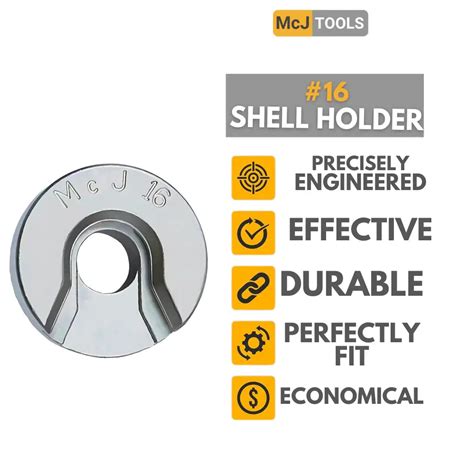 Shell Holders 16 6 Pack Reloading Case Prep Tool Mcjtools Mcj