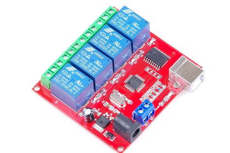 Knacro Channel V Usb Control Switch Relay Module No Driver Required Plug And Play Pc Smart