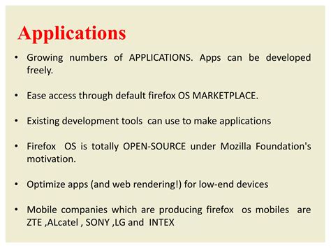 Firefox Operating System Pptx Browsers Computer Software And Firefox Operating System Pptx Browsers Computer Software And
