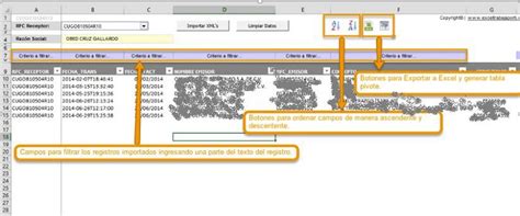 Convertidor CFDi Nómina a Excel Administrador de XML Nómina