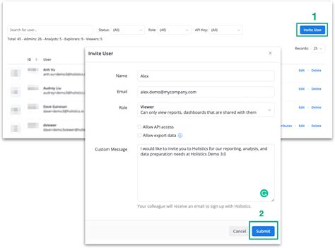User Management Holistics Docs